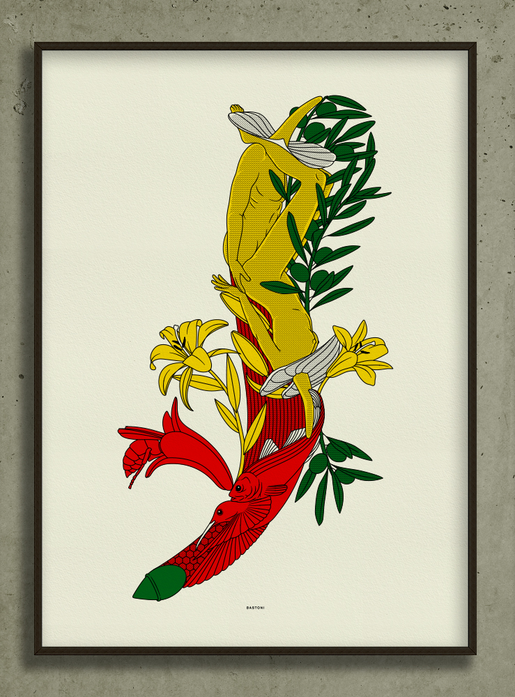 BASTONI - Original artwork, Fine art
